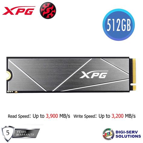 Adata XPG GAMMIX S50 512GB Lite PCIe Gen4x4 M.2 2280 Internal Solid ...