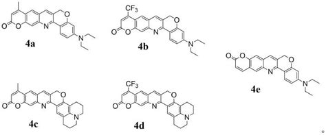 一种吡喃喹啉杂化香豆素类的荧光染料