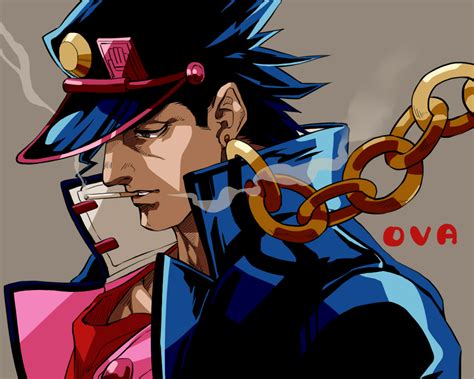 Kuujou Joutarou Stardust Crusaders Page Of Zerochan Anime Image Board