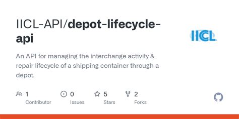 Github Iicl Apidepot Lifecycle Api An Api For Managing The