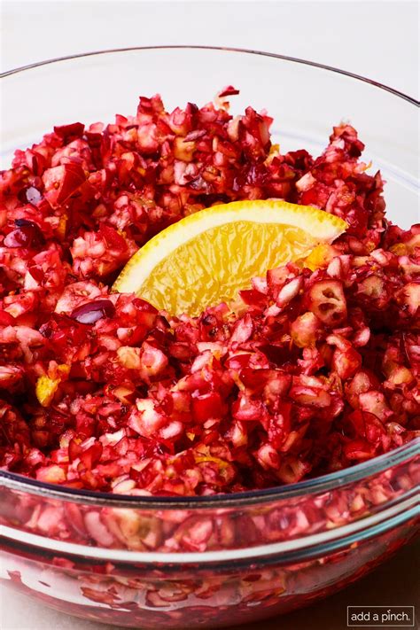 Cranberry Relish Recipe Add A Pinch
