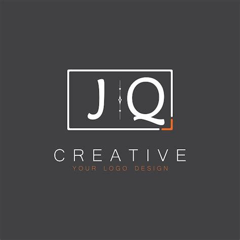 Premium Vector Jq Initial Monogram Logo For Creative With Square