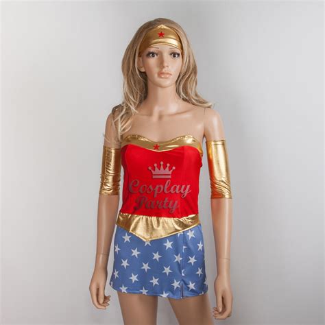 Sexy Super Wonder Woman Teen Girl Costume For Cosplayhalloween Party