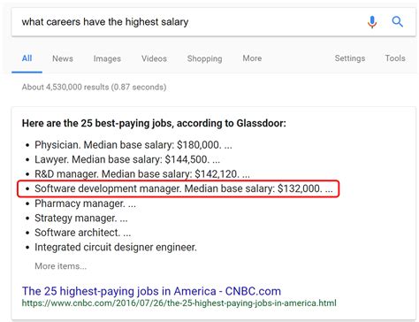 Google Search For Salary Software Developer Cultivated Culture