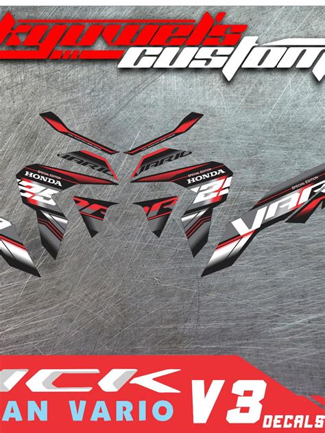 Click V3 Malaysian Vario Decals Shopee Philippines
