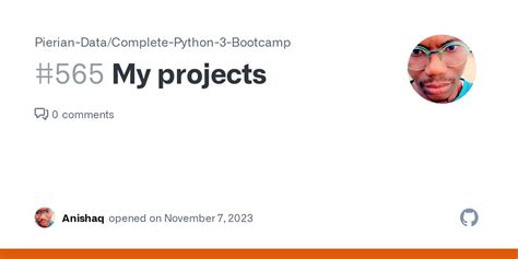 My Projects Issue 565 Pierian Data Complete Python 3 Bootcamp GitHub