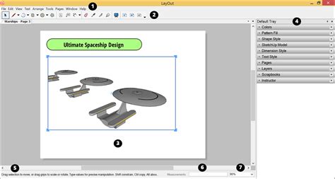 Introducing The Layout Interface Sketchup Help