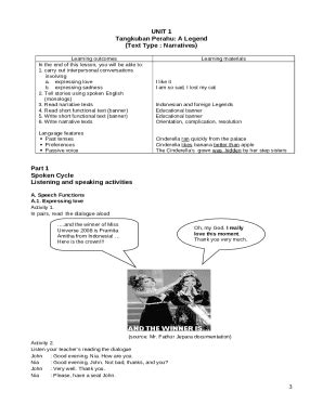 An Analysis Of Generic Structures Of Narrative Text Doc Template