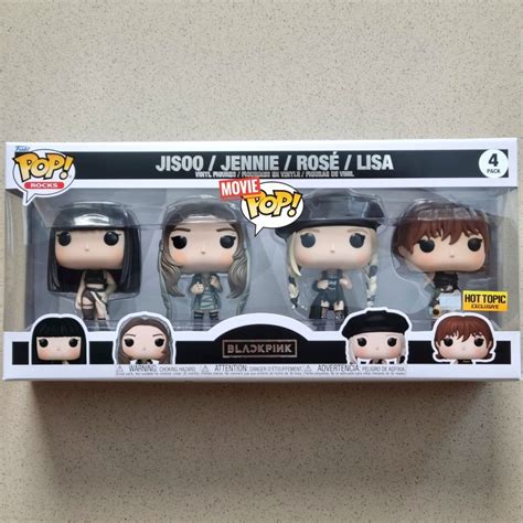 Funko POP 4 Pack Blackpink Pink Venom Jisoo Jennie Rose Lisa Shopee Singapore
