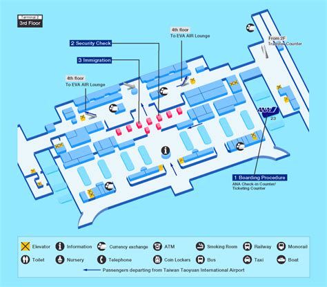 Guide For Facilities In Taiwan Taoyuan International Airportairport