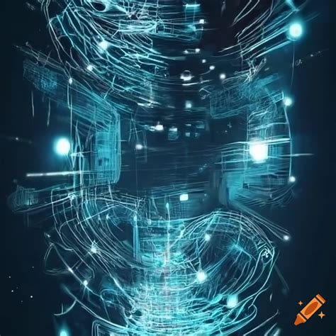 Ultra Realistic Depiction Of Tcp Ip Network Connections With Telecom
