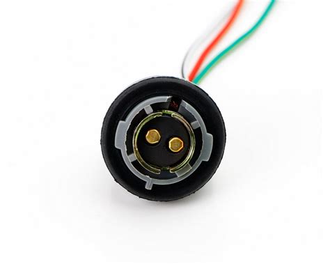 1157 2057 2357 Metal Socketbase W Pigtail Wiring Harness For Turn Si