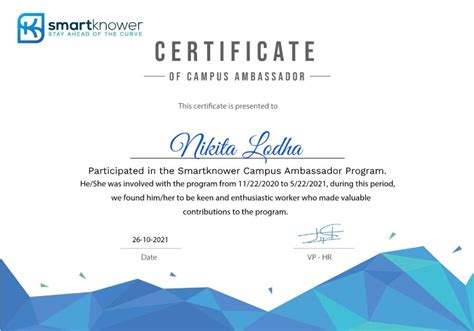 Hello Connections Thanks Smartknower For This Opportunity Nikita Lodha
