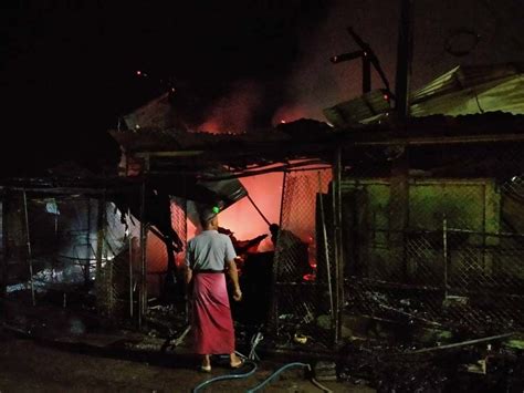 ในประเทศ เพลิงไหม้หมู่บ้านชาวมอญ วอด 5 หลัง ใกล้กับสะพานมอญ จ กาญจนบุรี