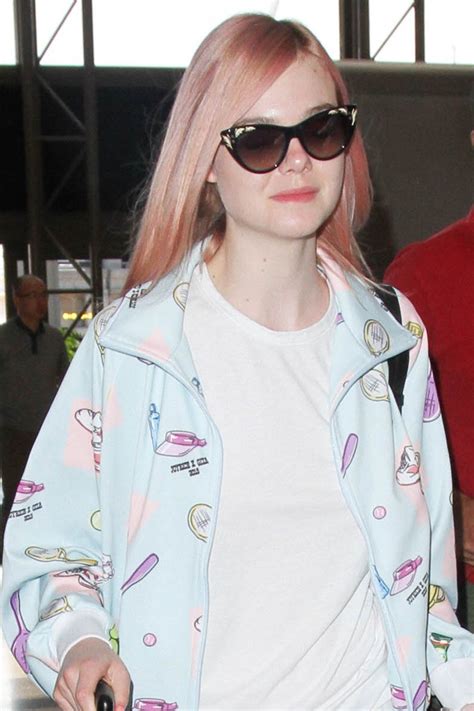 Elle Fanning Brunette Hair Pictures Glamour Uk