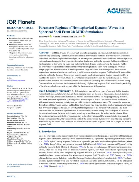 Parameter Regimes Of Hemispherical Dynamo Waves In A Spherical Shell
