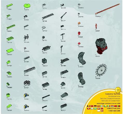 Lego Instructions For Set 8708 Cave Crusher Power Miners None