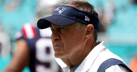 Bill Belichick Sports White Jacket For Patriots Season Opener In Miami
