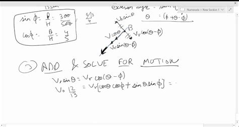 Solved Rod A B Can Slide Freely Along The Floor And The Inclined Plane