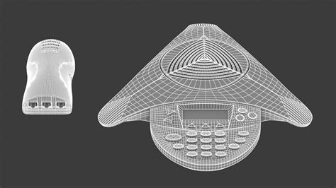 Polycom Soundstation2 Expandable Conference Phone 3d Model By Frezzy
