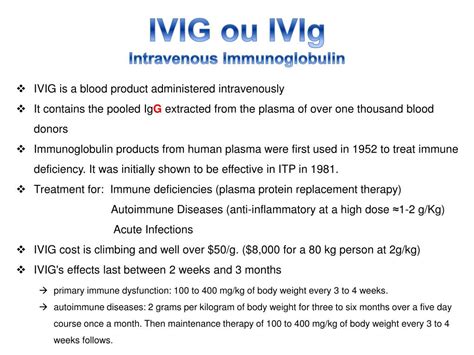 Ppt Ivig Intravenous Immunoglobulin Powerpoint Presentation Free