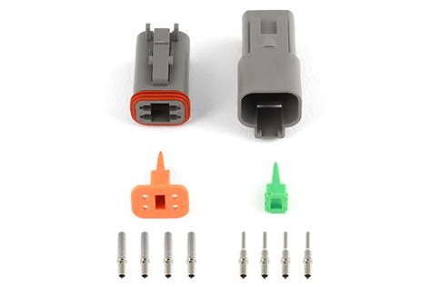 Plug And Pins Only Matching Set Of Deutsch Dt 4 Connectors — Goleby