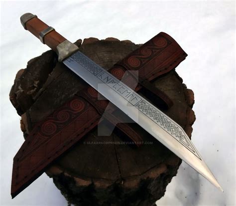 Anglo Saxon Broken Back Seax Mike Sheppard01 By Ulfarrkorprson On