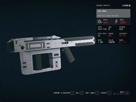 Starfield Best Shotguns Weapons Tier List Deltias Gaming