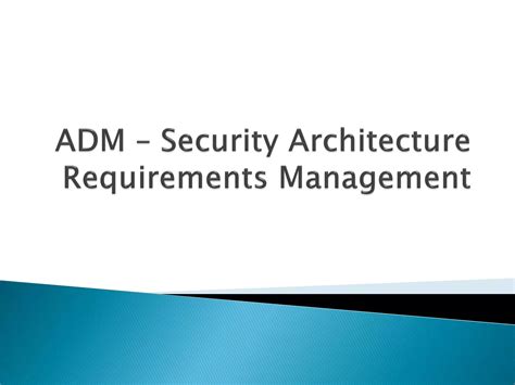 Togaf 9 Security Architecture Ver1 0 Pdf