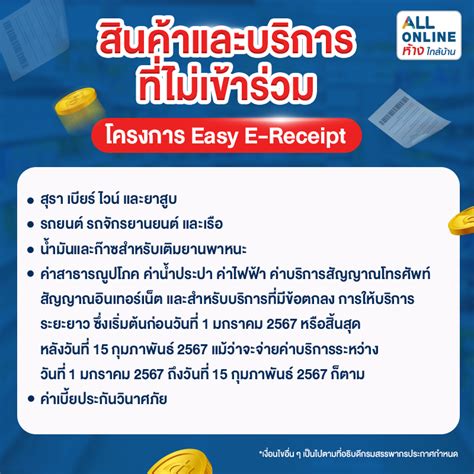 ขาช้อปเตรียมลุย มาตรการลดหย่อนภาษีครั้งใหม่ “easy E Receipt” All