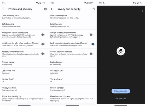 How To Secure Your Chrome Incognito Tabs Behind A Fingerprint Android