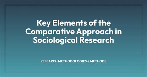 Research Methodologies And Methods • Sociologyinstitute
