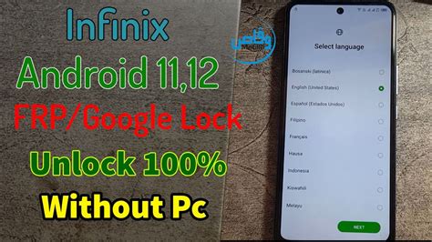 Infinix Android 11 12 Frp Google Account Bypass Without Pc Infinix Hot 12 Play By Waqas