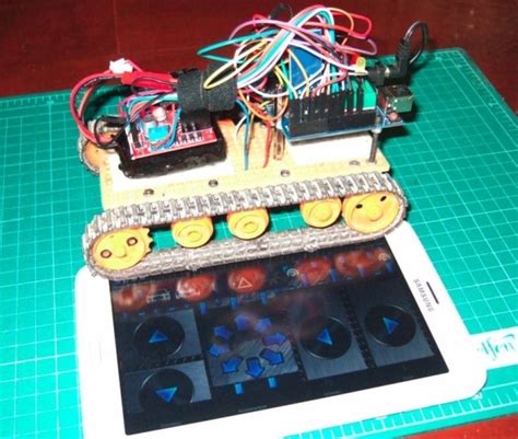 Bluetooth Controlled Tracked Robot Arduino And Android App