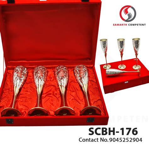 Silver Plated Brass Wine Glass At Rs 1988piece Silver Plated Wine