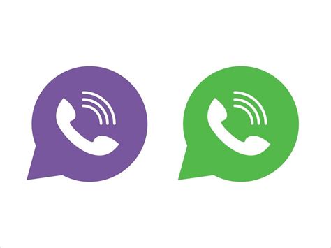 Phone Call Icon Flat Rounded Symbol On An Isolated Background Vector