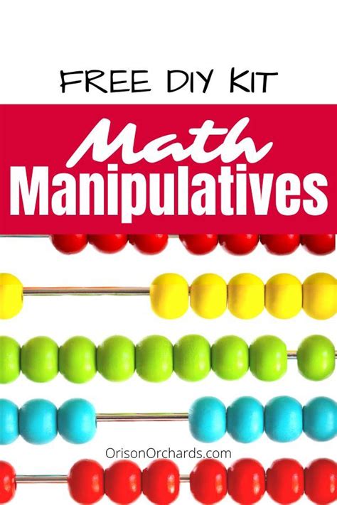 Make Your Own Math Manipulatives Kit Free Artofit