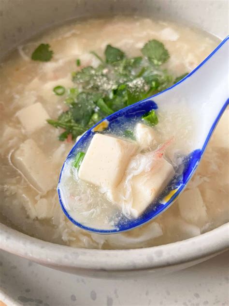 Egg Drop Soup With Tofu Cook With Dana