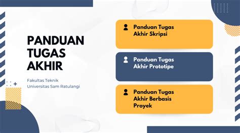 Panduan Tugas Akhir Berbasis Skripsi Prototipe Dan Proyek Prodi S Teknik Informatika