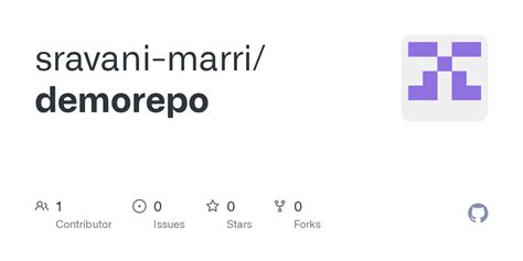 Github Sravani Marridemorepo