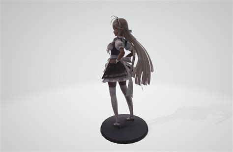 女仆 Glb，gltf，3d模型下载 Glb下载网gltf文件下载 Glb格式下载 模型制作