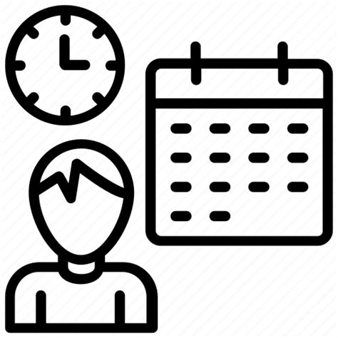 Deadline Due Date Project Manager Time Limit Timeframe Icon