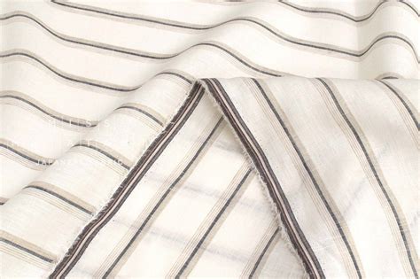 Deadstock 100 Linen Stripes 1 Miss Matatabi Japanese Fabric