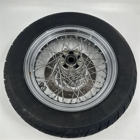 Harley Davidson Standard Spoked Rear Wheel And Brake Disc Off Softail £99