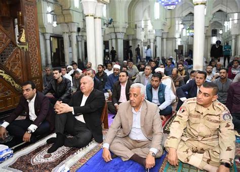محافظ قنا يشهد الاحتفال بذكرى العاشر من رمضان في مسجد القنائي المصري