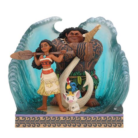 Vaiana Moana Scène De La Vague Disney Traditions