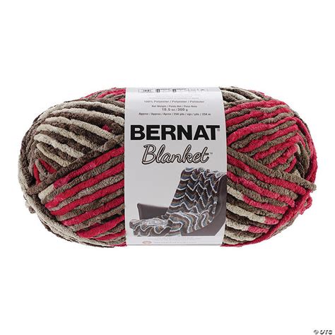 Bernat Blanket Big Ball Raspberry Trifle 10 5oz Oriental Trading