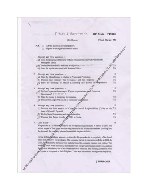 Bms 5th Sem Question Paper Logistic And Scm