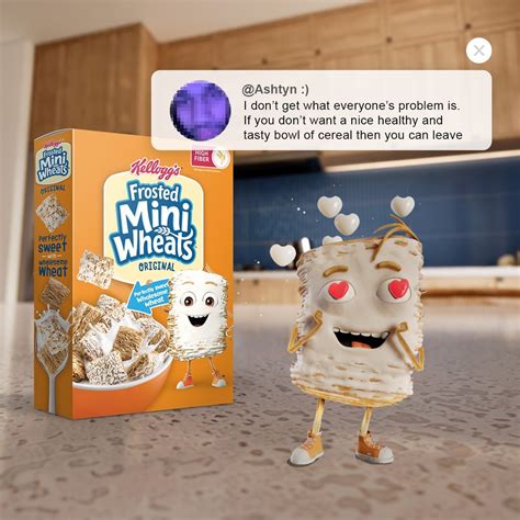 One Of These People Loves Frosted Mini Wheats Therefore I Love Them And The Other Im