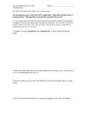 Lab7 Samba Apache Doc System Administration I Lab 7 Samba Apache